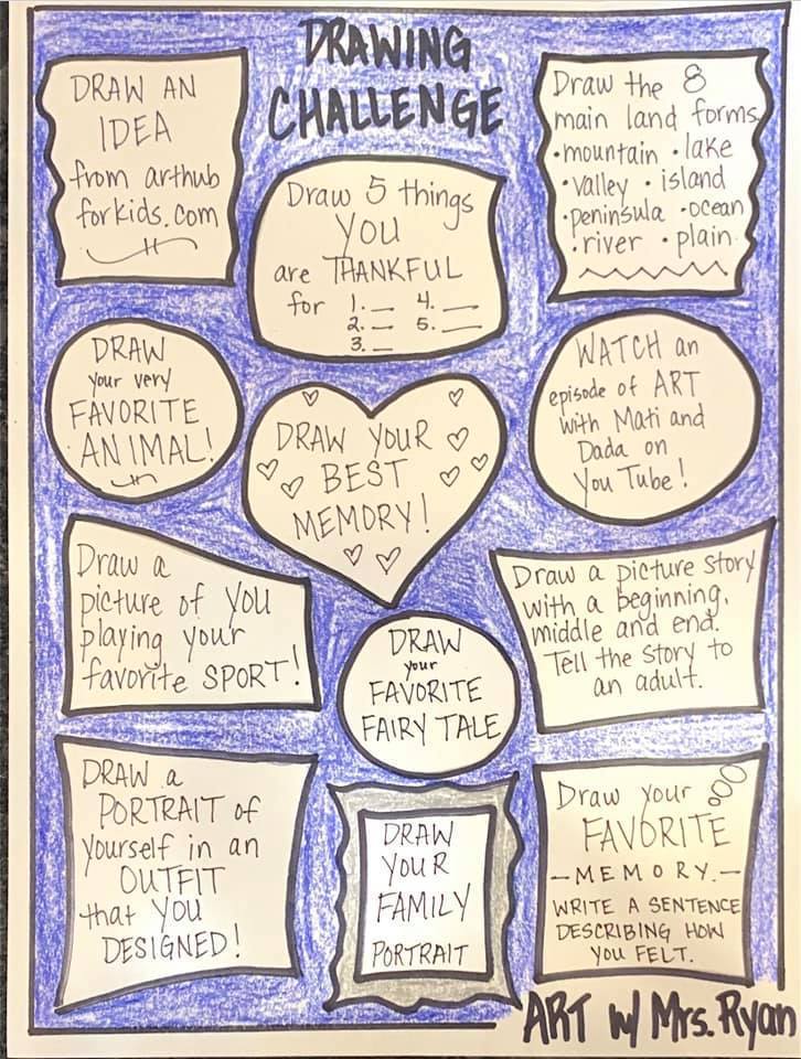 2nd Grade ART Challenge | Fair Grove Elementary School